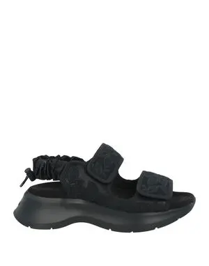 Hogan Textile Sandals - Black