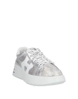Hogan Leather Low-top Sneakers - Silver