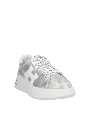 Hogan Leather Low-top Sneakers - Silver