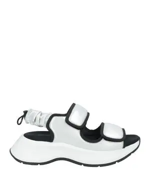 Hogan Textile Fibers Sandals - White