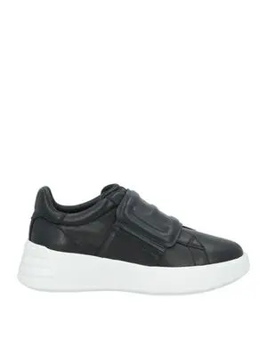 Hogan Leather Chunky Sneakers - Black