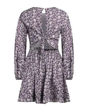 Maje Mini Floral-print Flared Dress