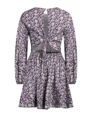 Maje Mini Floral-print Flared Dress