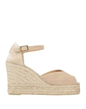 CastaÑer CASTAÑER Coral Textile Fibers Wedge Espadrilles Beige
