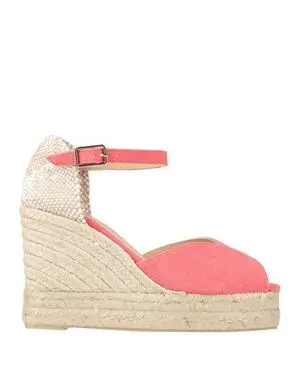 CastaÑer Espadrille Wedge Sandals - Red