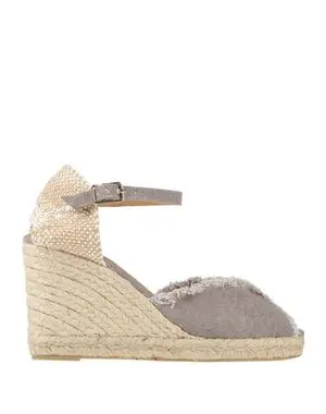 CastaÑer Textile Fiber Espadrille Sandals - Grey