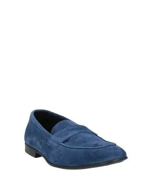 DOUCAL'S Suede Penny Loafers - Blue