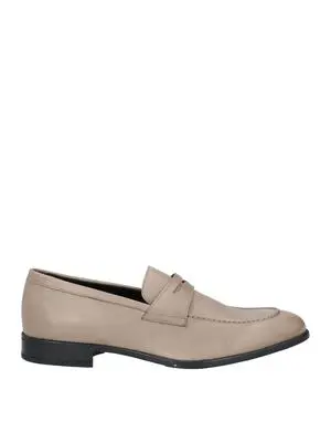 DOUCAL'S Calfskin Penny Loafers - Beige
