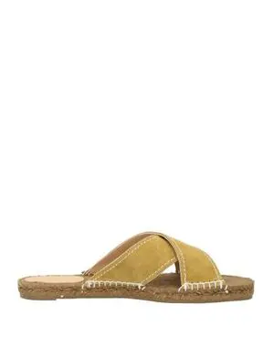 CastaÑer Leather Espadrille Sandals - Beige