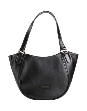 THE BRIDGE Cow Leather Handbag - Black