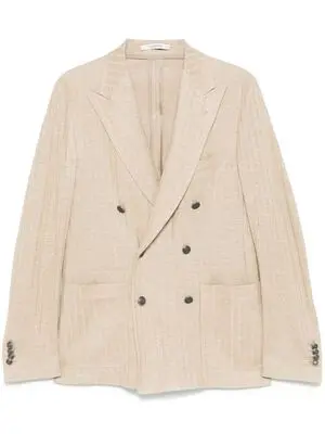 Tagliatore Knitted Blazer - Neutrals