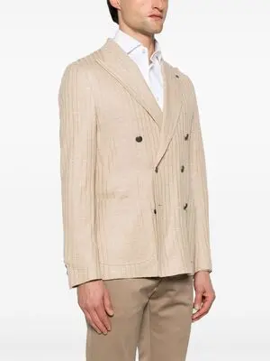 Tagliatore Knitted Blazer - Neutrals