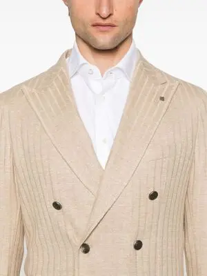 Tagliatore Knitted Blazer - Neutrals