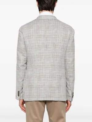Tagliatore Checked Blazer - Blue