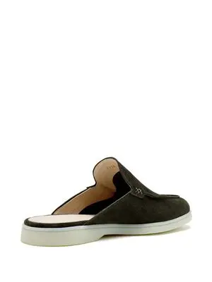 FORSA Suede Loafers - Green