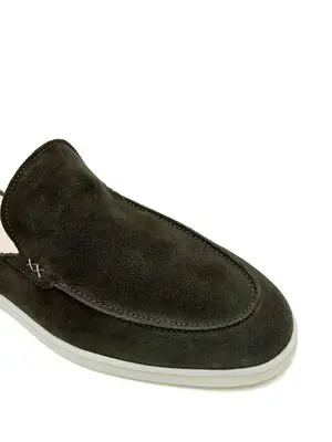 FORSA Suede Loafers - Green