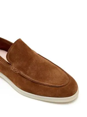 FORSA Suede Loafers - Brown