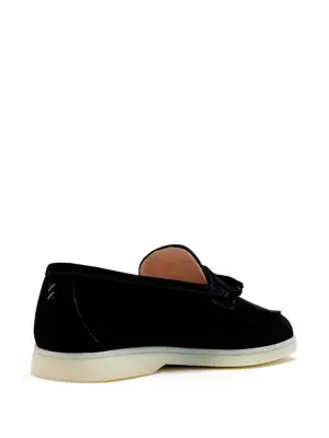 FORSA Suede Loafers - Black