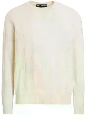 Dolce & Gabbana Logo-jacquard Sweatshirt