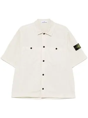 Stone Island Detachable-badge Shirt