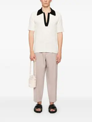 JIL SANDER Knitted Polo Shirt
