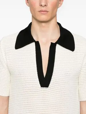 JIL SANDER Knitted Polo Shirt