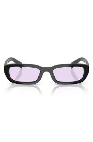 Prada 53mm Rectangle Sunglasses - Violet