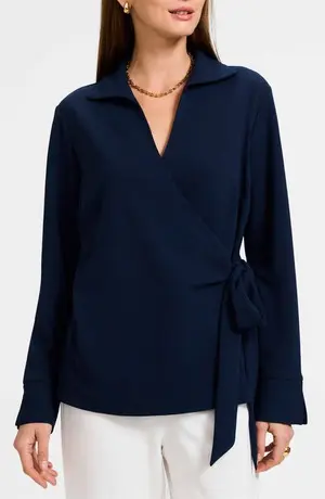 Foxcroft Wrap Shirts For Women