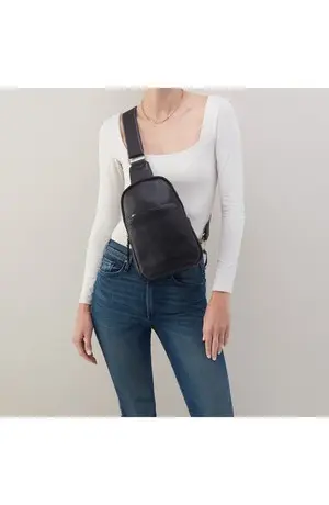 Hobo Cass Leather Sling Bag