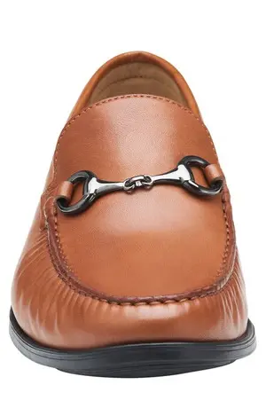 Johnston & Murphy Harrison Bit Loafer - Cognac Glove Leather