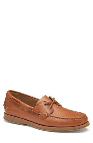Johnston & Murphy Monaco Boat Shoe - Tan Sheepskin