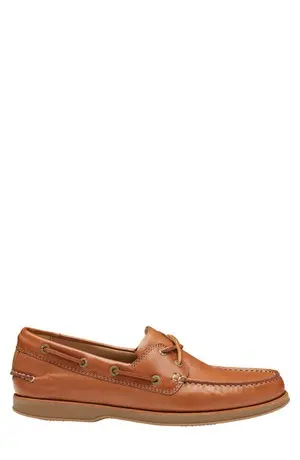 Johnston & Murphy Monaco Boat Shoe - Tan Sheepskin