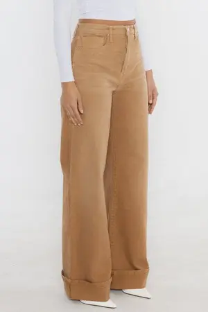RUDES DENIM The Adeline Cuffed Jean - Sunkissed
