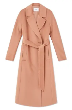 LK BENNETT Frances Belted Wool Coat