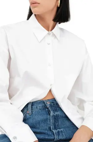 MARCELLA Lima Cotton Poplin Button-up Shirt