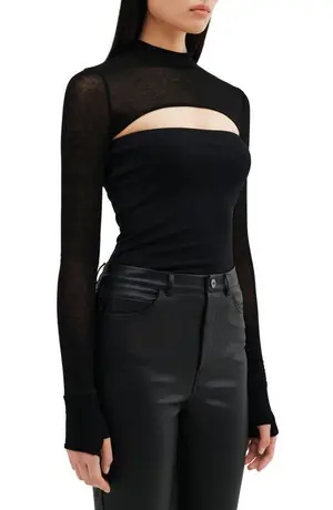 MARCELLA Graham Long Sleeve Bolero Top
