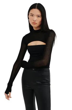 MARCELLA Graham Long Sleeve Bolero Top