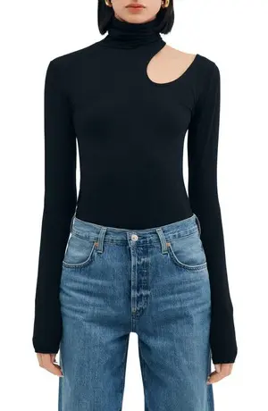 Cut Out Sleeve Tops