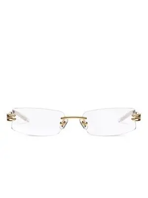 GENTLE MONSTER B.b.b Rectangle-frame Glasses