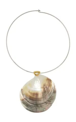 JASMIN SPARROW Jasmin Sparrow Exclusive Shell Necklace Silver