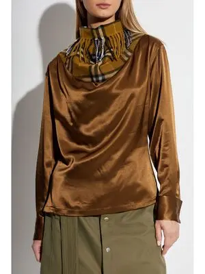 Burberry Panelled Blouse