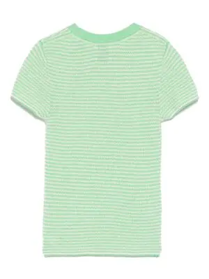 BARRIE Striped Knit Top
