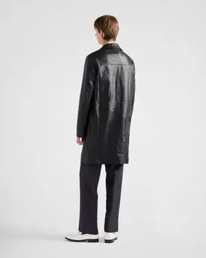 Prada Nappa Leather Coat