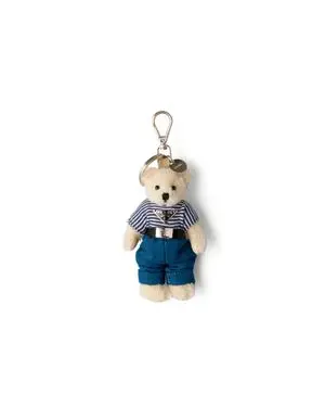 Prada Teddy Keychain Charm - White