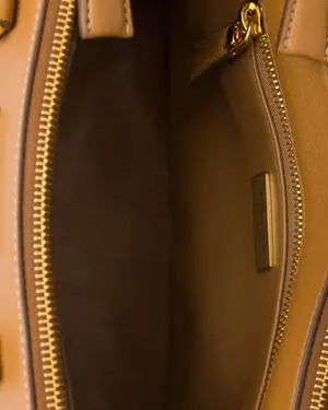 Prada Galleria Small Leather Bag - Brown