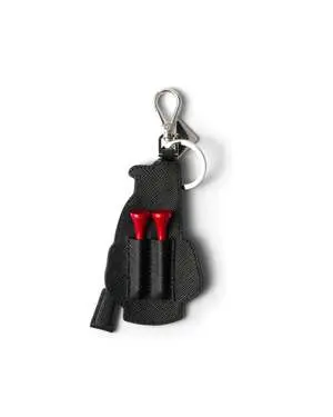 Prada Saffiano Leather Golf Tee Bag Charm