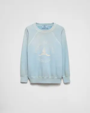 Prada Cotton Crew-neck Sweatshirt