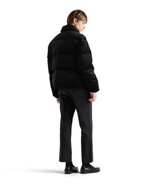 Prada Cropped Corduroy Down Jacket