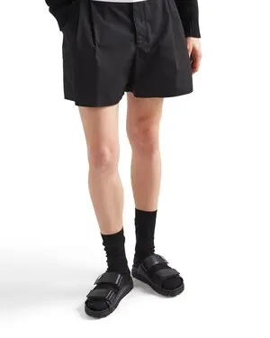Prada Leather Strap Slides