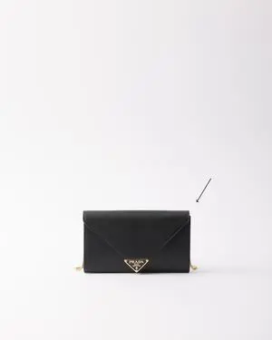 Prada Mini Saffiano Leather Bag - Black